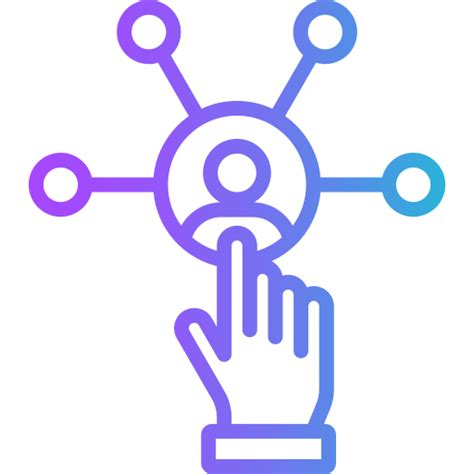 Interaction Generic Gradient Outline Icon