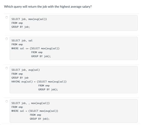 Solved Question 2 15 Pts The Following Sql Statement