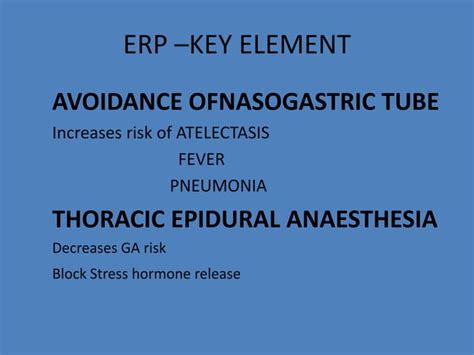 Eras Protocol 3 Pptx Healthcare Industry Industries