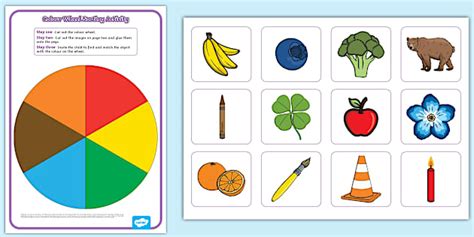 Colour Wheel Sorting Activity Teacher Made Twinkl