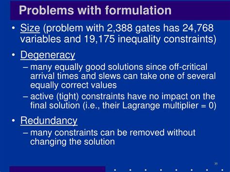 Ppt Algorithms For Formal Circuit Optimization On A Static Timing Basis Powerpoint