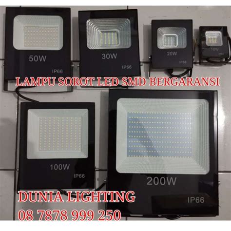 Promo Lampu Sorot Led 100watt Smd Tembak Flood Light 100w 100 Watt Diskon 33 Di Seller Honey