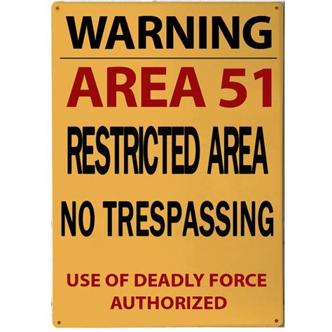 Dod Restricted Area Warning Sign