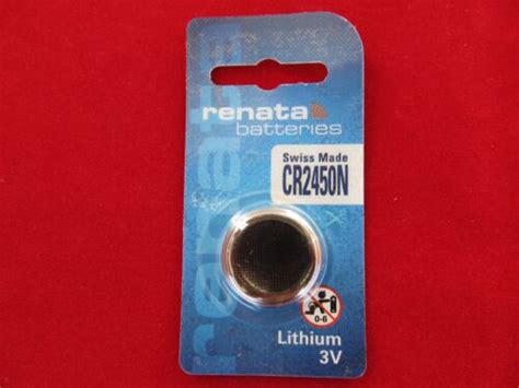 Renata CR2450N CR 2450 N CR2450 N CR 2450N DL 2450 3Volt Lithium ...