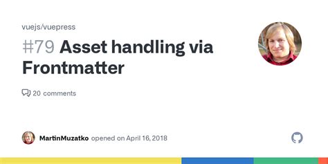 Asset Handling Via Frontmatter Issue Vuejs Vuepress GitHub