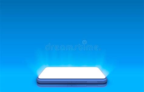 Smartphone Mobile Screen Technology Mobile Display Light Vector Stock Vector Illustration Of