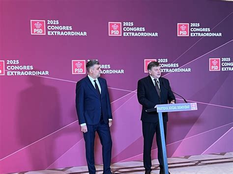 Congresul Psd A Validat Candidatura Lui Crin Antonescu La Alegerile
