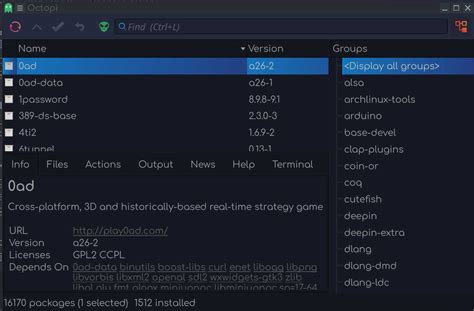Octopi Not Launching Unsupported Software Aur And Other Garuda Linux Forum