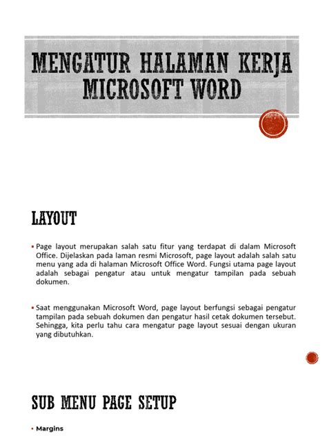 Microsoft Word Layout Pdf