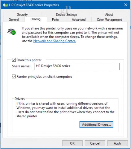 How To Share A Printer In Windows