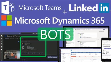 Microsoft Teams Bot Dynamics 365 Bots And Linkedin Demo Brian Galicia And Dux Raymond Sy Youtube
