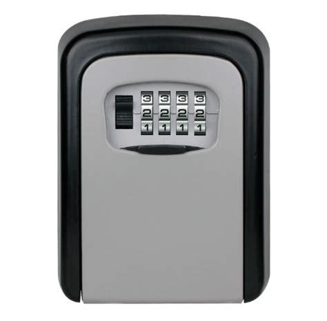 Прямоугольный настенный металлический сейф с 4 значным кодом для ключей и т д Объем хранения