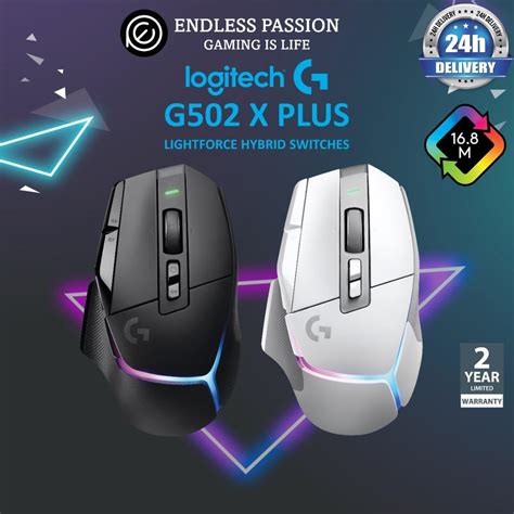 Logitech G502 X Plus Lightspeed Wireless Gaming Mouse Computers And Tech