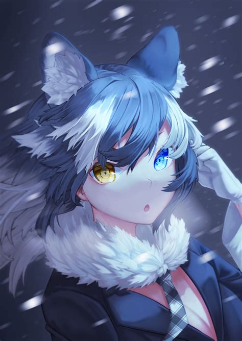Akuma St Takuma Grey Wolf Kemono Friends Kemono Friends