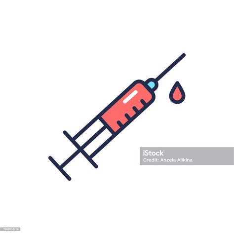 일반 혈액 분석 색상 라인 아이콘 의료 및 과학 개념 실험실 진단 웹 모바일 앱 프로모션을 위한 픽토그램 Ui Ux 디자인 요소
