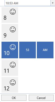 Time Selector In Wpf Timepicker Control Syncfusion