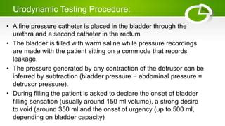 Urodynamic Testing Pptx