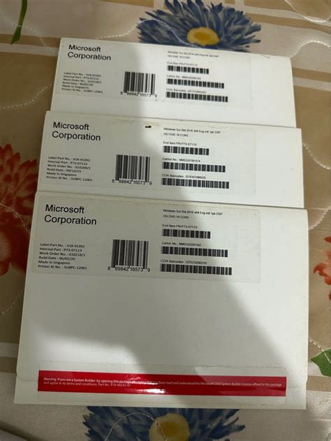 Windows Server 2016 Std 3 Licence Brand New Sealed Avail Computers And Tech Desktops On