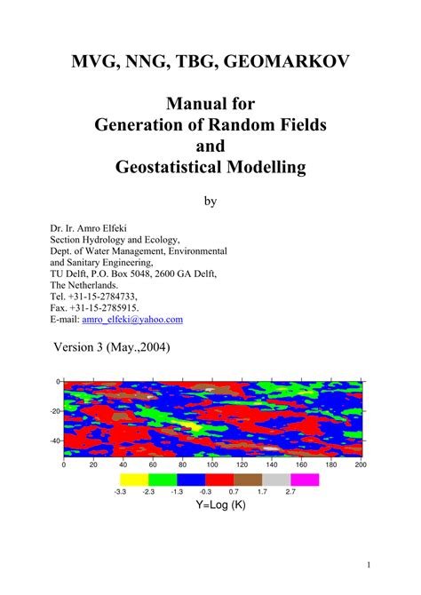Pdf Manual For Random Fields Generation