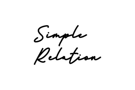 Simple Relation Font Free Font Download