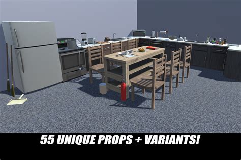 Pbr Kitchen Props Megapack 3d 인테리어 Unity Asset Store