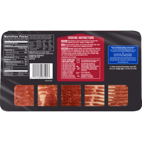 Kroger® Hardwood Smoked Sliced Bacon 16 Oz Frys Food Stores