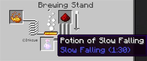 How To Make A Potion Of Slow Falling In Survival Minecraft Java
