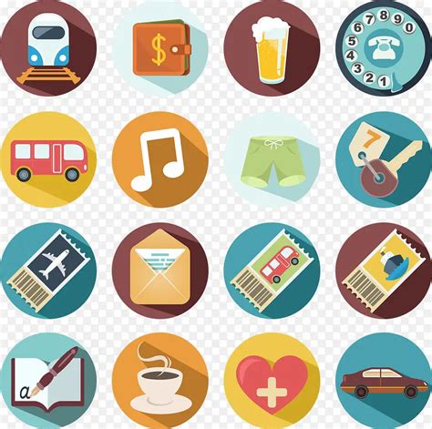 矢量手绘度假扁平图案png图片素材下载 图片编号qbbnxbwg 免抠素材网