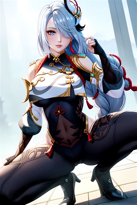 Shenhe From Genshin Impact By Aiartshines On Deviantart