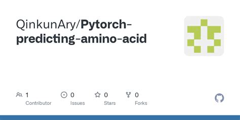 Github Qinkunarypytorch Predicting Amino Acid