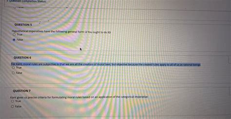 Question Completion Status Question 5 Hypothetical