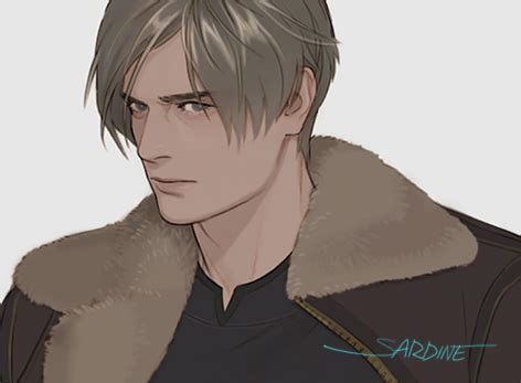 Leon S Kennedy Resident Evil And More Drawn By Sardine Kjr Danbooru