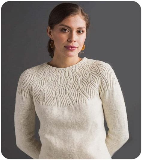 Круглая кокетка спицами Cобрала 8 красивых узоров для вашей копилочки