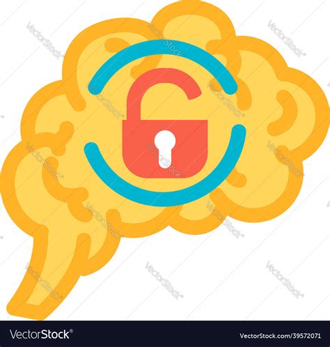 Extrovert Function Of Human Brain Icon Royalty Free Vector