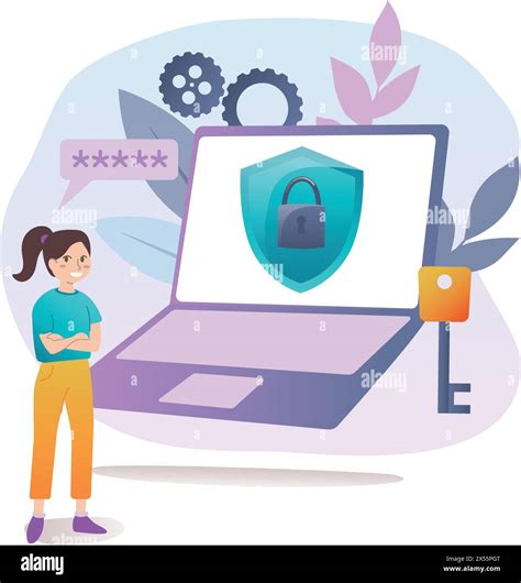 Cyber Security And Password Strength Concept User Protecting Personal