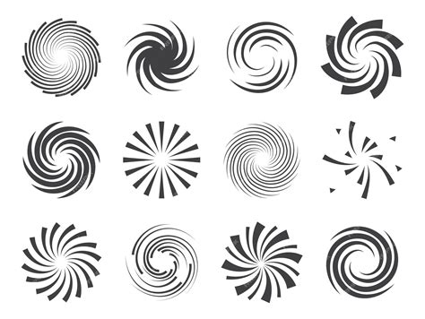 Premium Vector Spiral And Swirl Motion Twisting Circles Design