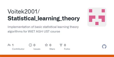 Github Voitek2001statisticallearningtheory Implementation Of Basic Statistical Learning
