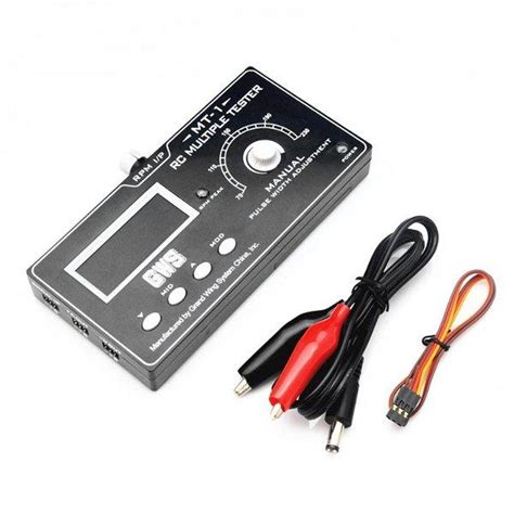 Gws Mt 1 Multiple Servo Tester Speed Tester Tachometer For Rc Models