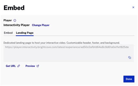 Generating Embed Code For An Experience
