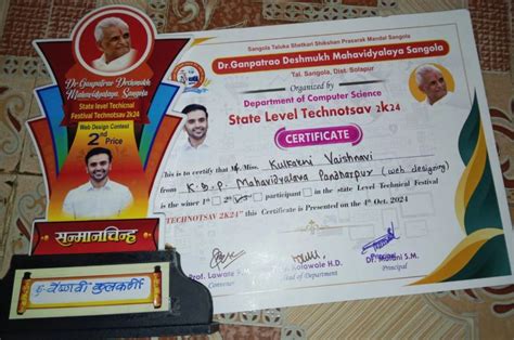 Vaishnavi Kulkarni On Linkedin Creativity Innovation Technology 2ndrank