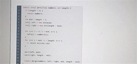 Public Int Sort Int Numbers Int Length If StudyX