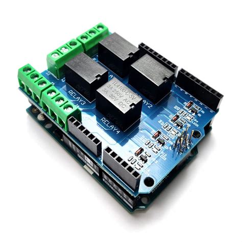 아두이노 채널 릴레이 실드 HPRO 디바이스마트