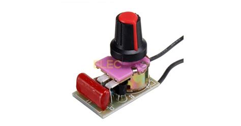 Elecbee 100w Dimmer Module With Potentiometer Switch Speed Regulation Module New Led Driver