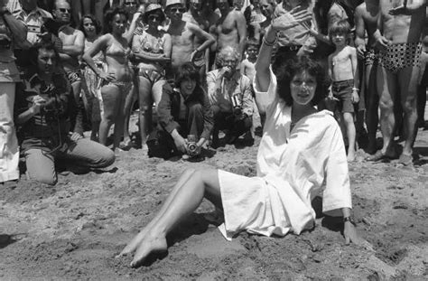 Dutch Actress Model Singer Sylvia Kristel Poses As A Starlet On Old