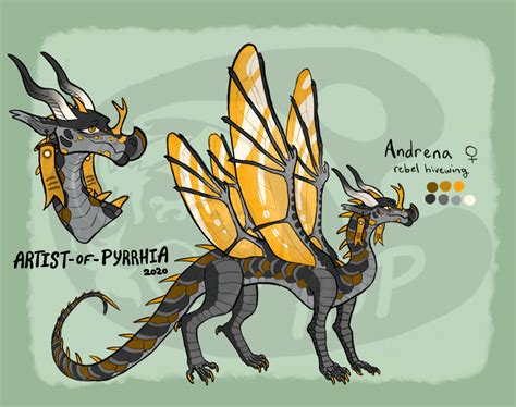 Andrena Hivewing Oc By Artist Of Pyrrhia On Deviantart
