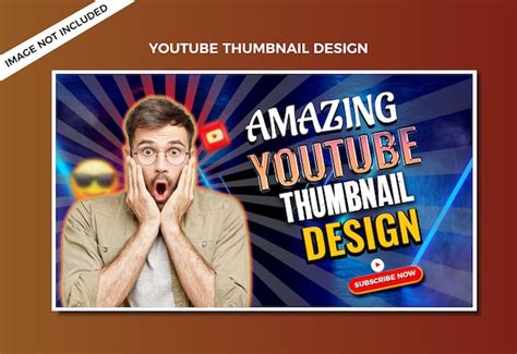 Premium Psd Free Psd Attractive Youtube Thumbnail Design Template