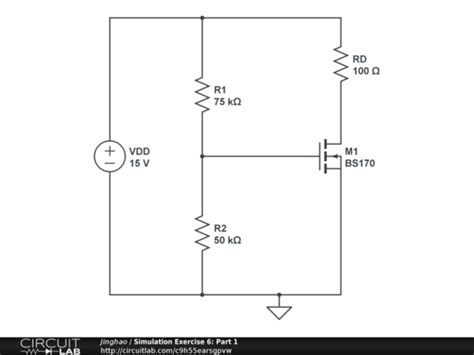 Simulation Exercise 6 Part 1 CircuitLab