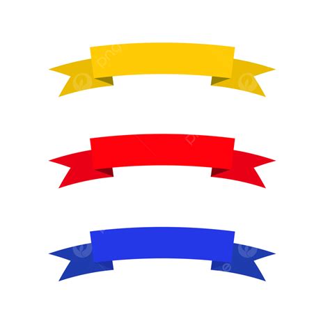 화려한 리본 세트 벡터 리본 나사 컬러 리본 Png 일러스트 및 벡터 에 대한 무료 다운로드 Pngtree