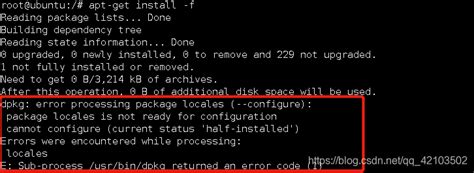 Linux执行所有install 都报错errors Were Encountered While Processing Locales E