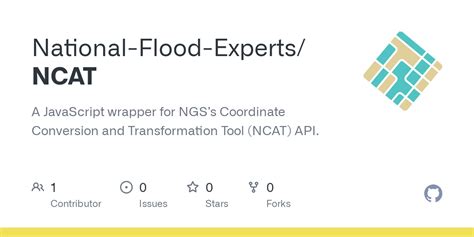 Github National Flood Expertsncat A Javascript Wrapper For Ngss Coordinate Conversion And